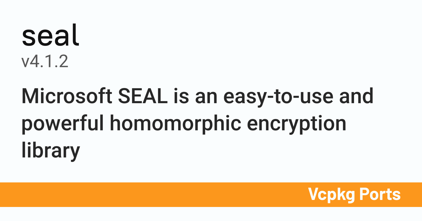 seal v4.1.2 - Vcpkg Ports